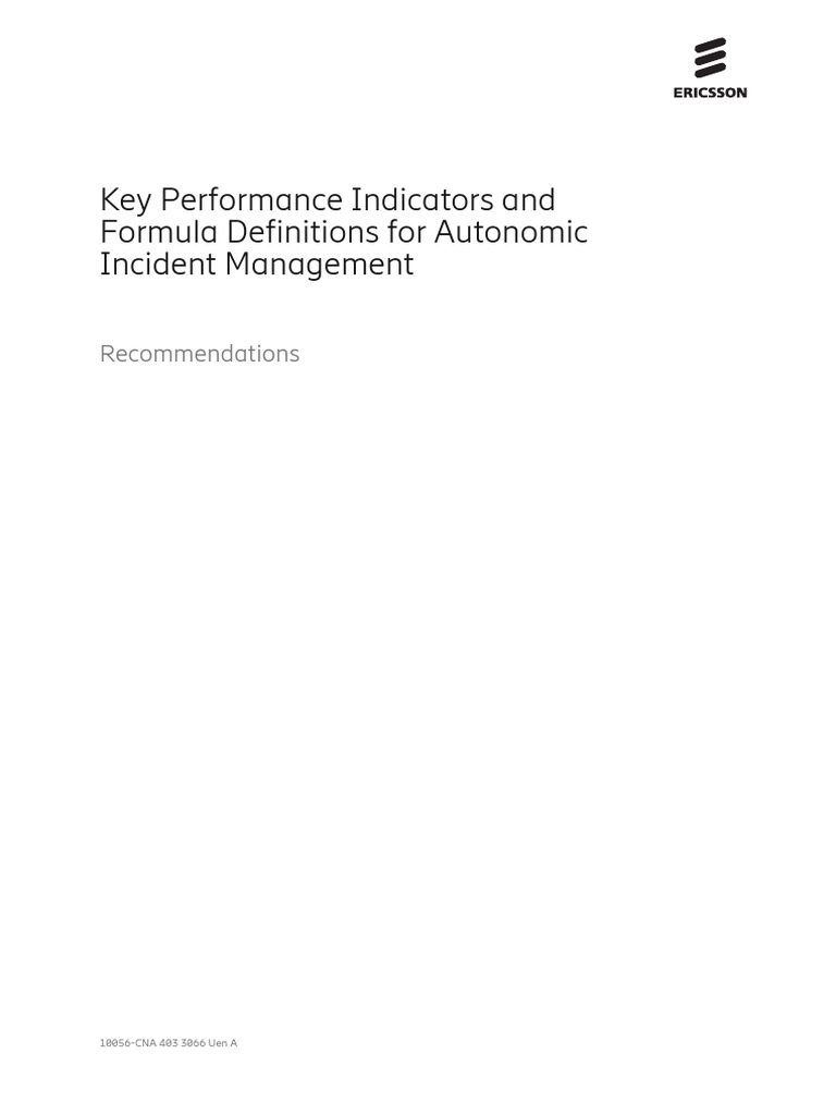 KPIs and Formula Definitions | PDF | Performance Indicator ...