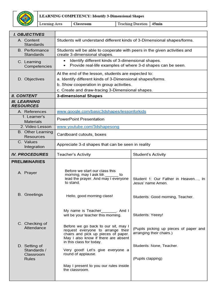 Detailed Lesson Plan 2 Final | PDF