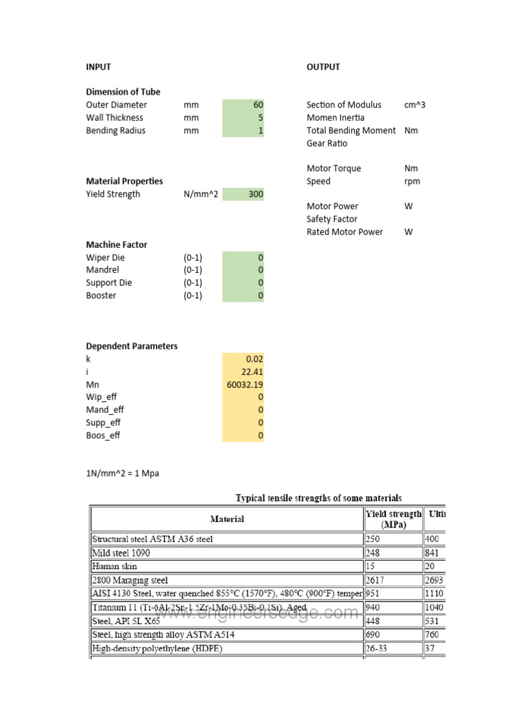 Torque Calculation | PDF | Torque | Manufactured Goods