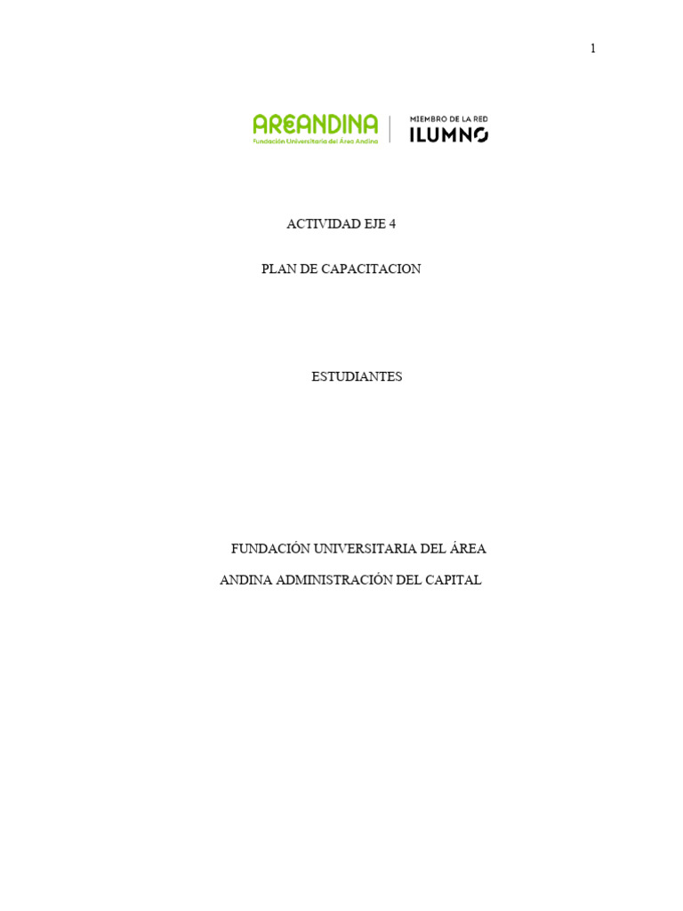 Eje 4 Administracion de Capital Intelectual. | PDF