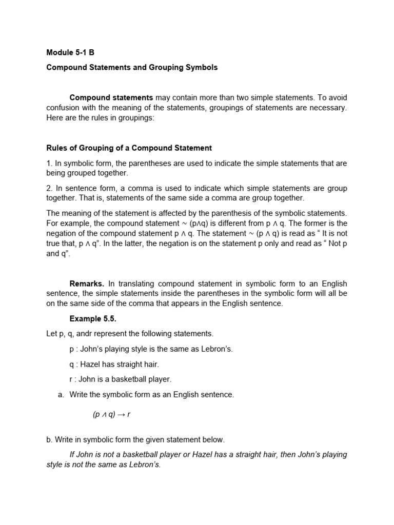 Module-5 3 | PDF | Existence | Logic