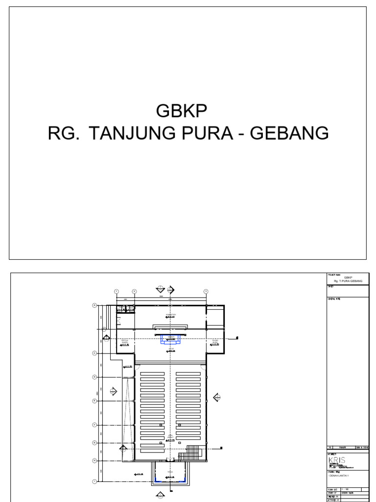 GBKP TPG Architectural Drawing | PDF