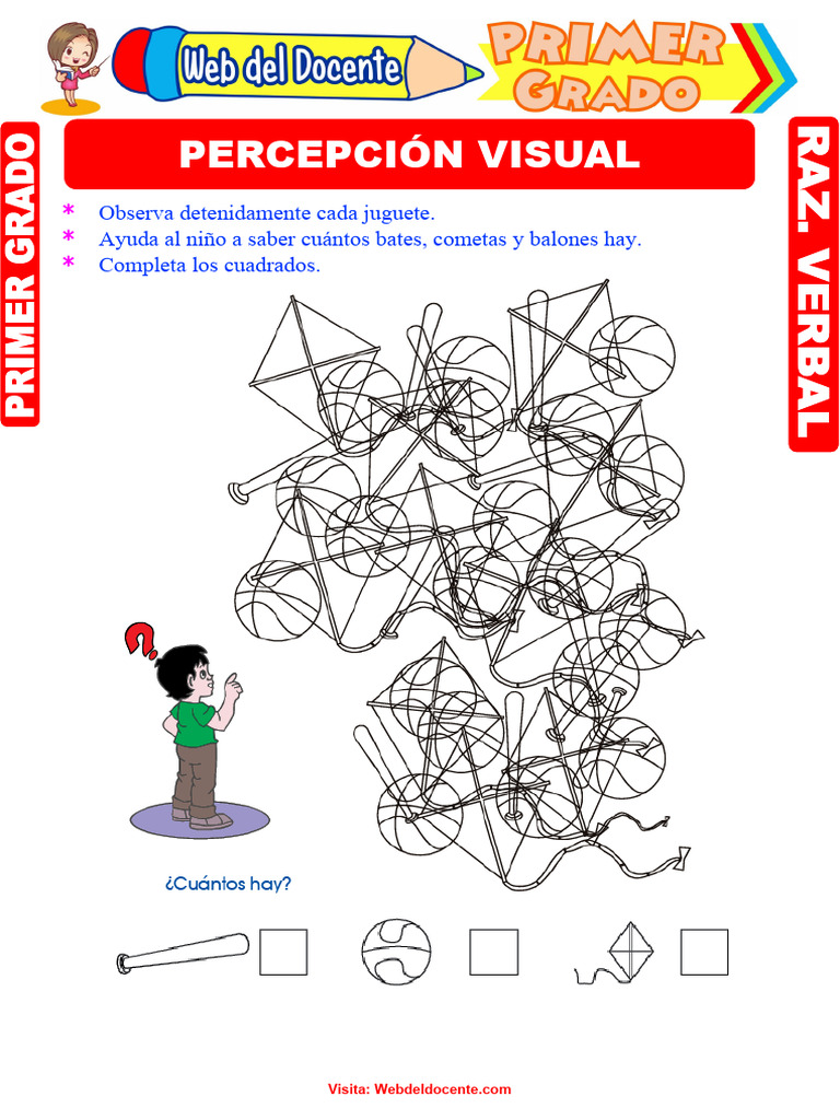 Percepción Visual para Primer Grado de Primaria | PDF