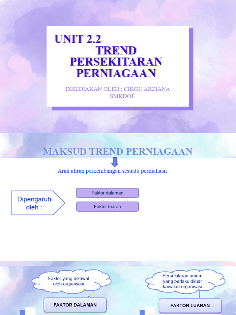 Trend Dan Pasaran | PDF