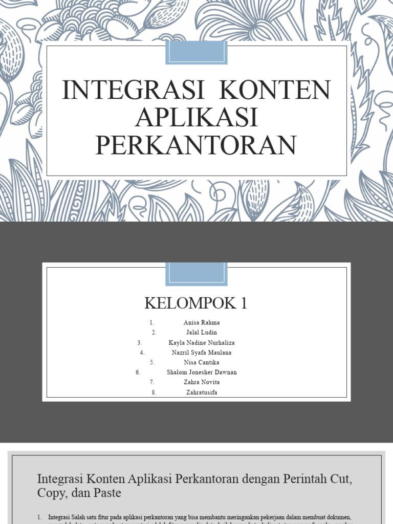 Kel 1, PPT Inform-1 | PDF