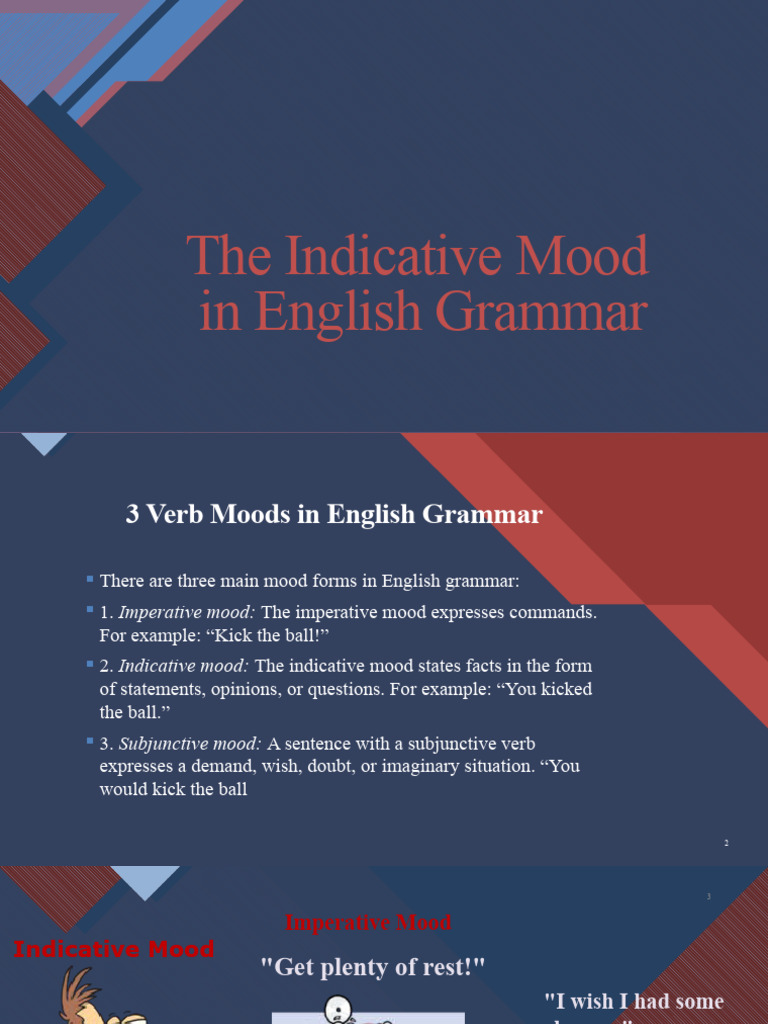 Understanding the Indicative Mood | PDF | Grammatical Tense | Perfect ...