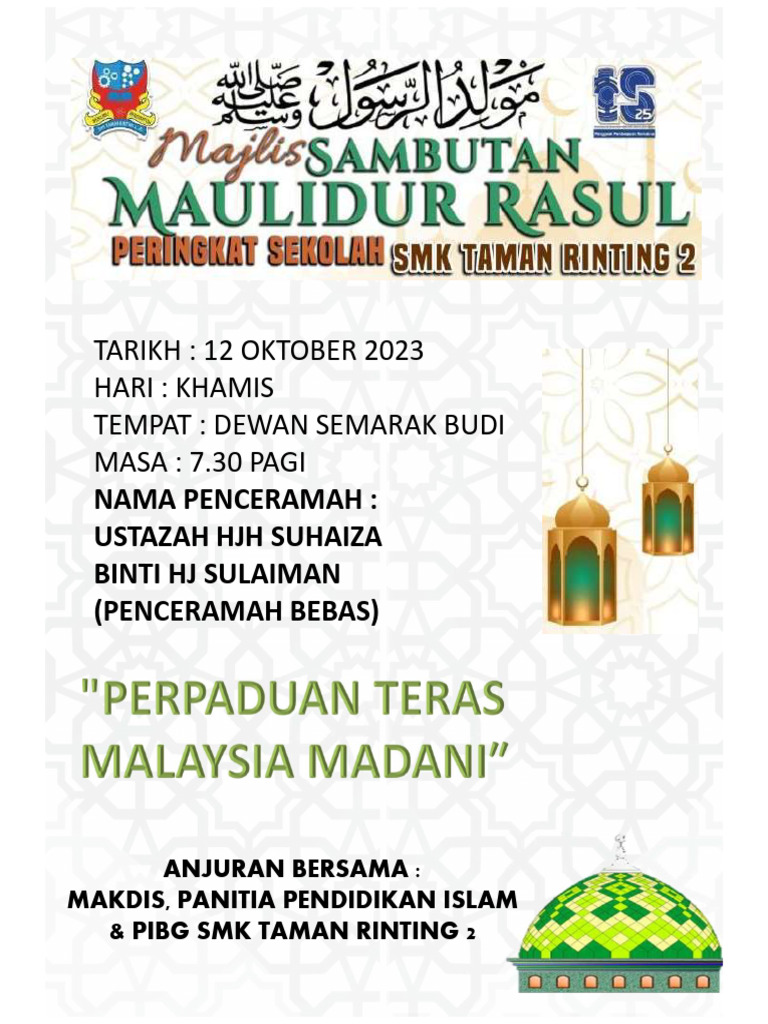 Buku Program Maulidur Rasul | PDF