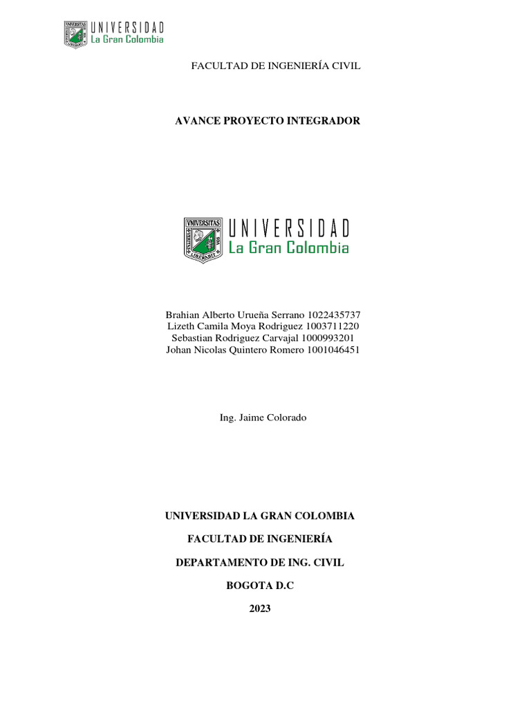 Entrega Parcial Proyecto Integrador | PDF