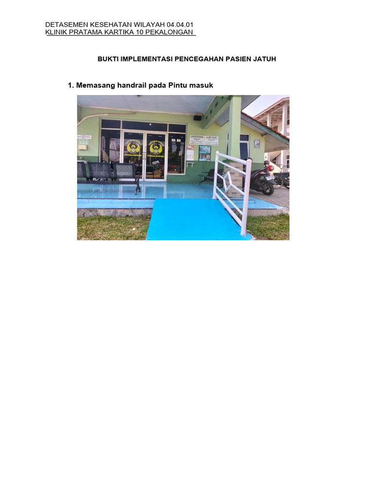 Bukti Implementasi Pencegahan Pasien Jatuh | PDF