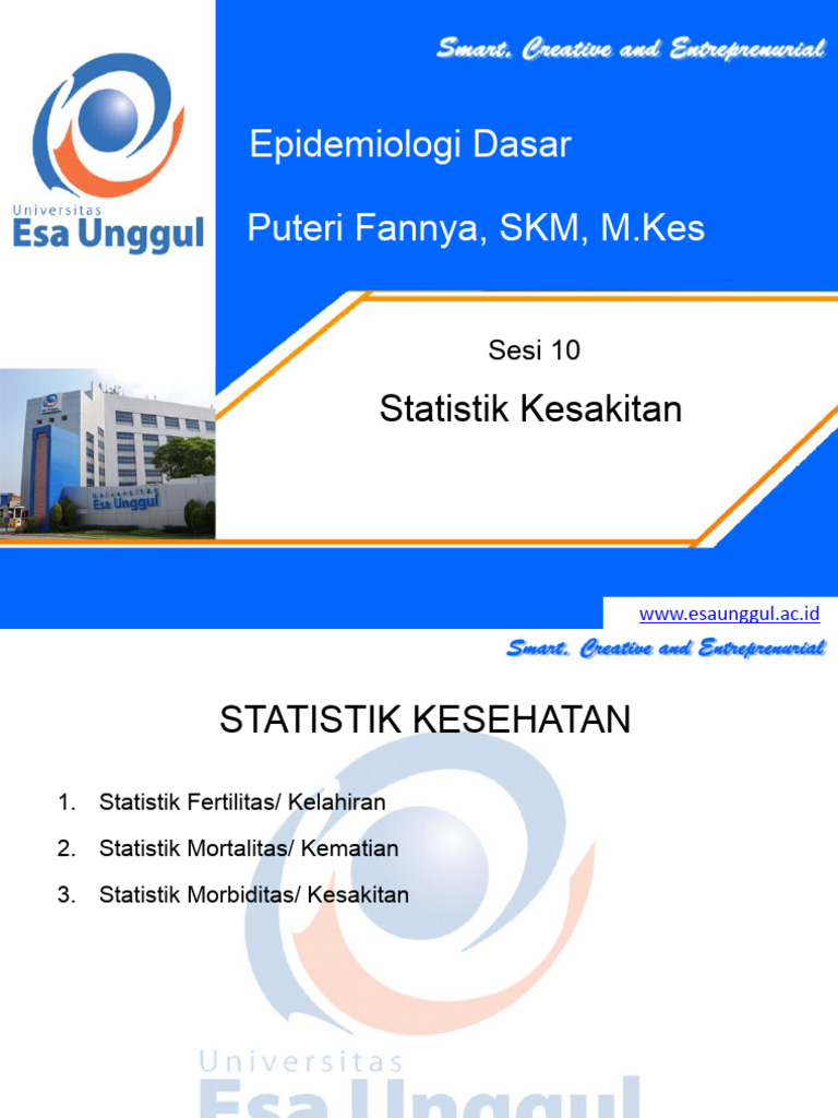 Sesi 10 Statistik Morbiditas | PDF