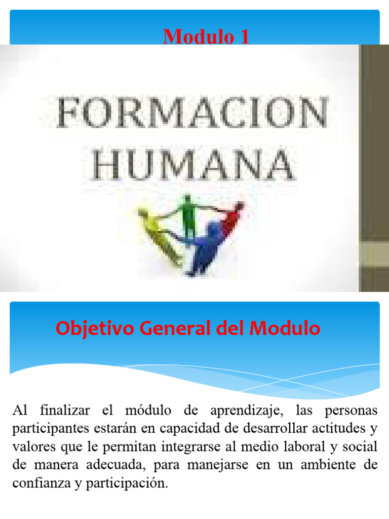 Presentación en Power Point de Formacion Humana | PDF | Comunicación ...