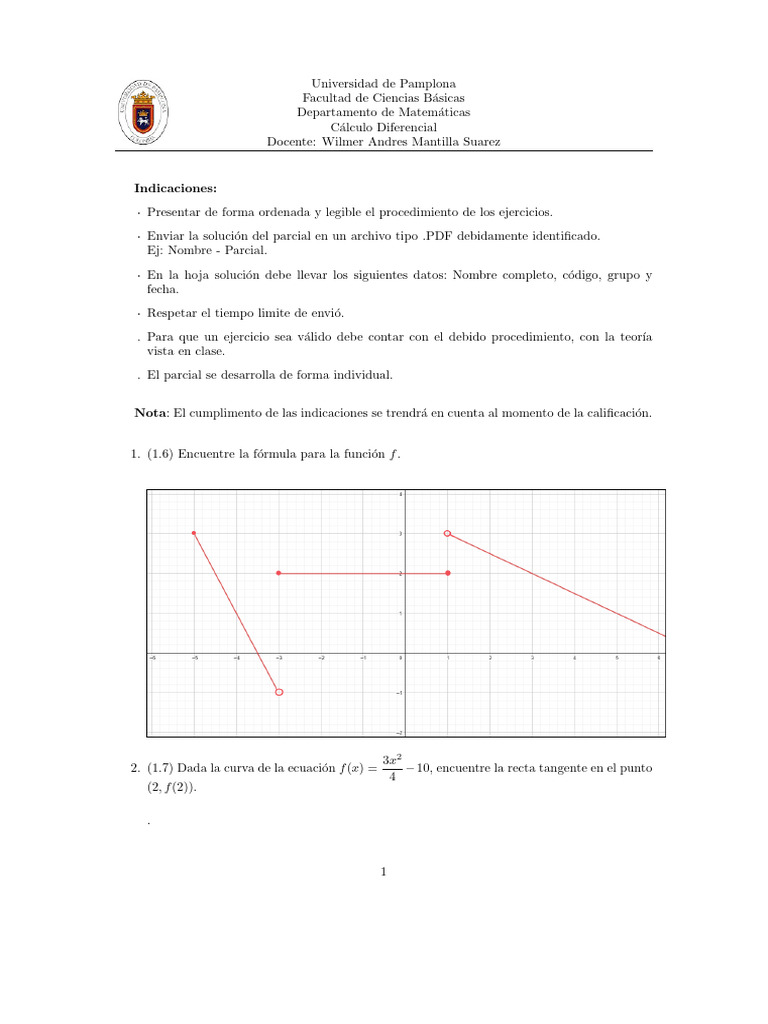 Parcial Primer Corte Wilmer | PDF