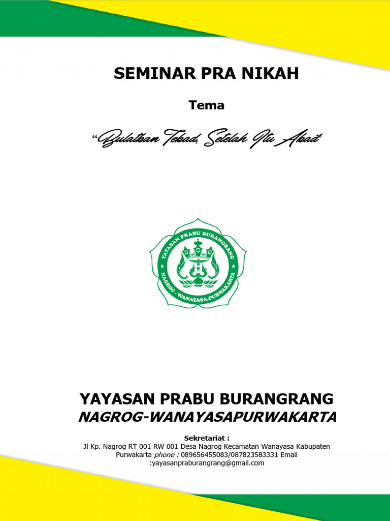 PROPOSAL SEMINAR PRA NIKAH - Removed | PDF
