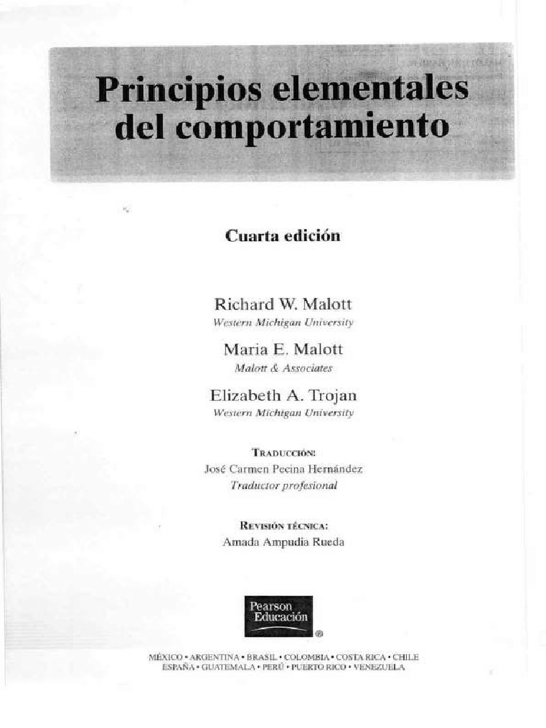 Malott Principios Elementales-1 Compressed | PDF