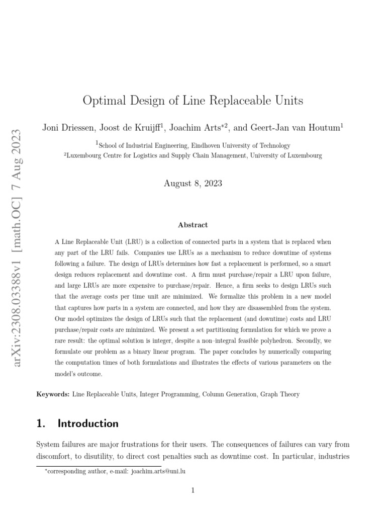 LRU Design | PDF