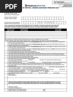 RHB Bank Credit Card Dispute Form | PDF | Credit Card | Financial ...