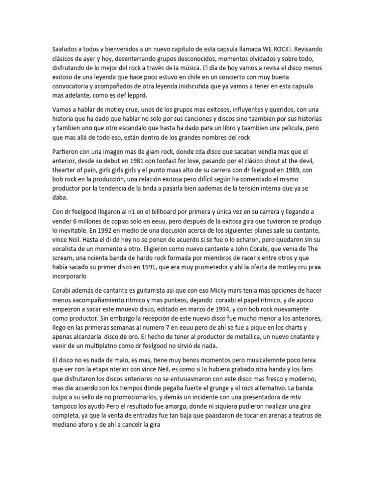 Cpitulo 3 Hooligans Holiday | PDF | Grupos musicales | Industria de la ...