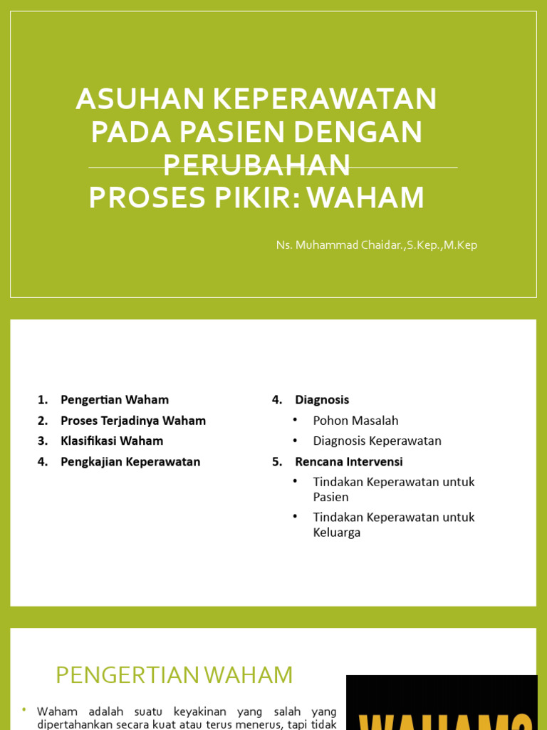 Askep Waham | PDF