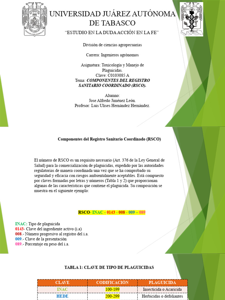 Componentes Del (Rsco) | PDF