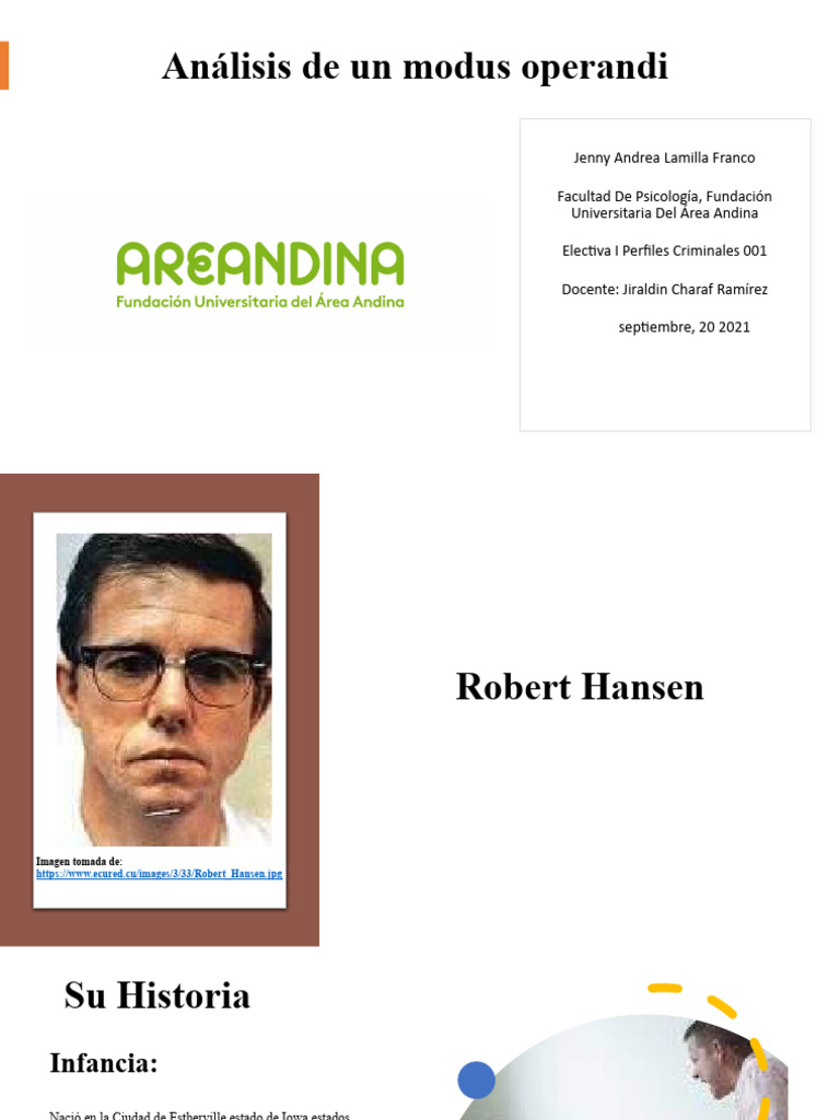 Análisis de Un Modus Operandi | PDF | Asesino en serie