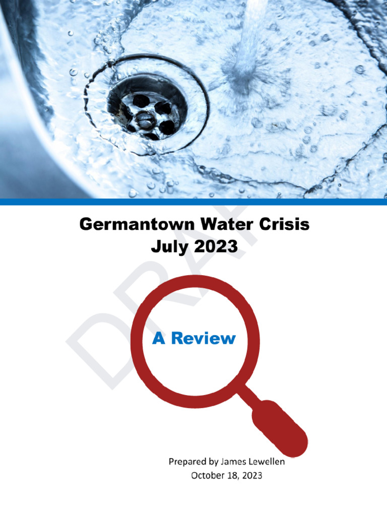 Germantown Water Crisis Review | PDF | Communication | Water Supply Network