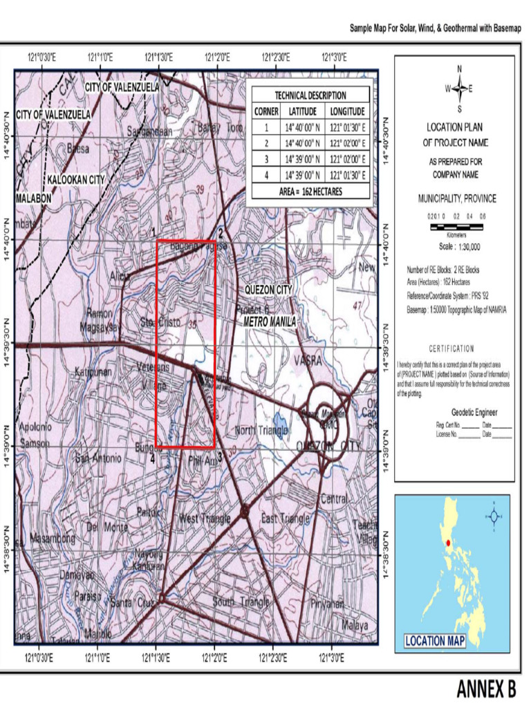 Sample Map For Solar Wind Geothermal With Basemap | PDF