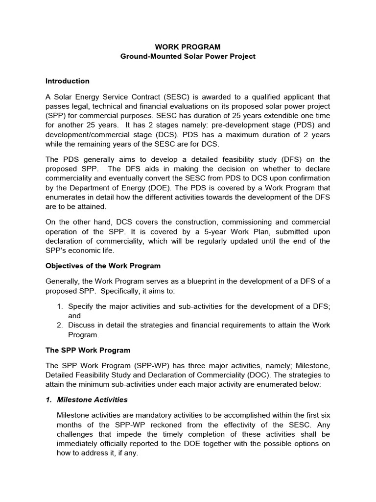 Narrative Report Sample Solar Ground | PDF | Internal Rate Of Return ...