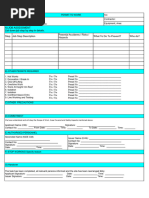 Job Card Format Template | PDF