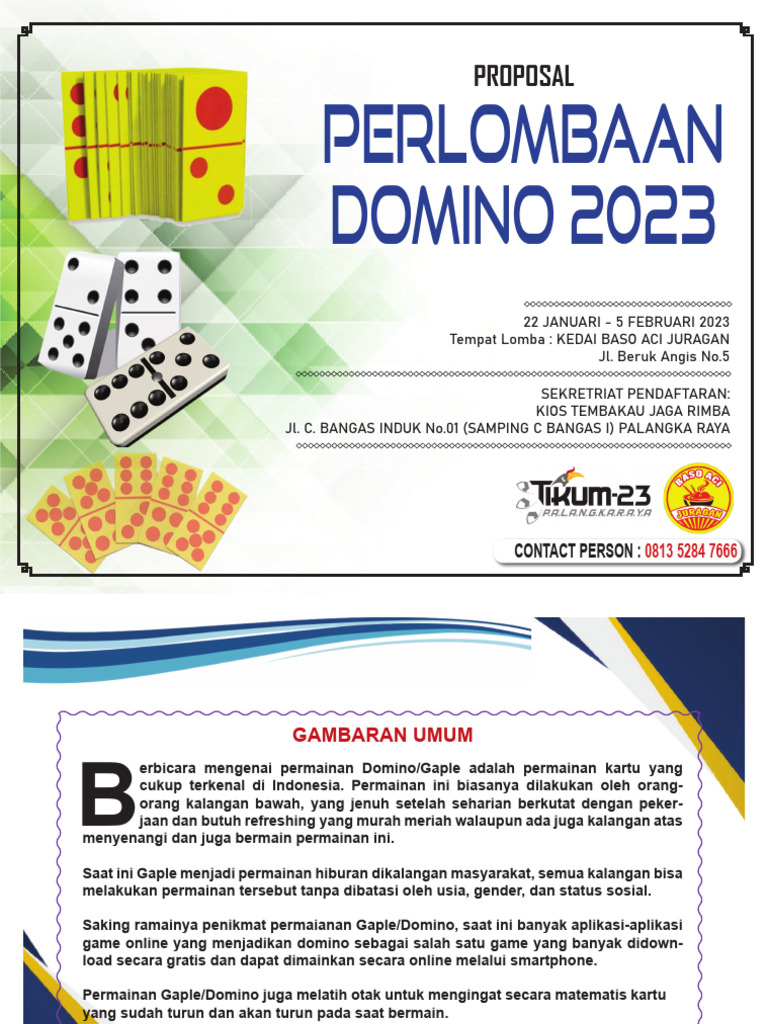 Proposal Gaple TIKUM 2023 | PDF