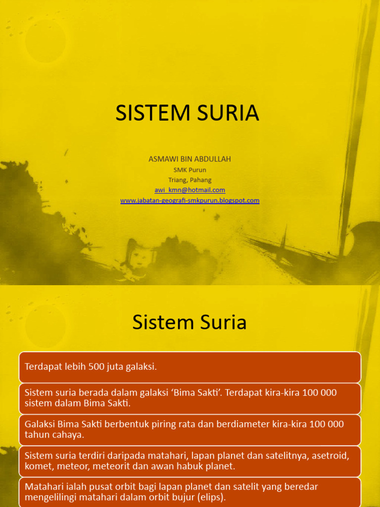 Bab 2-Sistem Suria | PDF