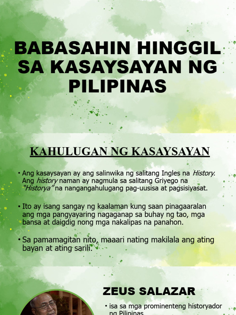 Babasahin Hinggil Sa Kasaysayan NG Pilipinas | PDF