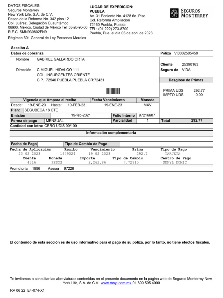 SMNYL VI0002585459 97216607 Factura | PDF