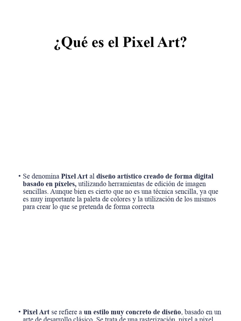 Qué Es El Pixel Art | PDF