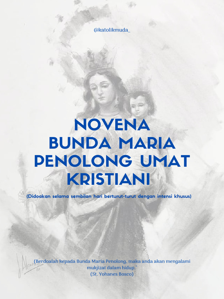 Novena Bunda Maria Penolong Umat Kristiani | PDF