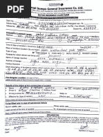 Universal Sompo Claim Form | PDF | Cheque | Banks