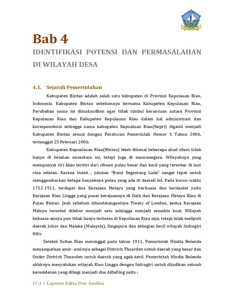 Bab 4 Gambaran Umum (Oke) Banget | PDF