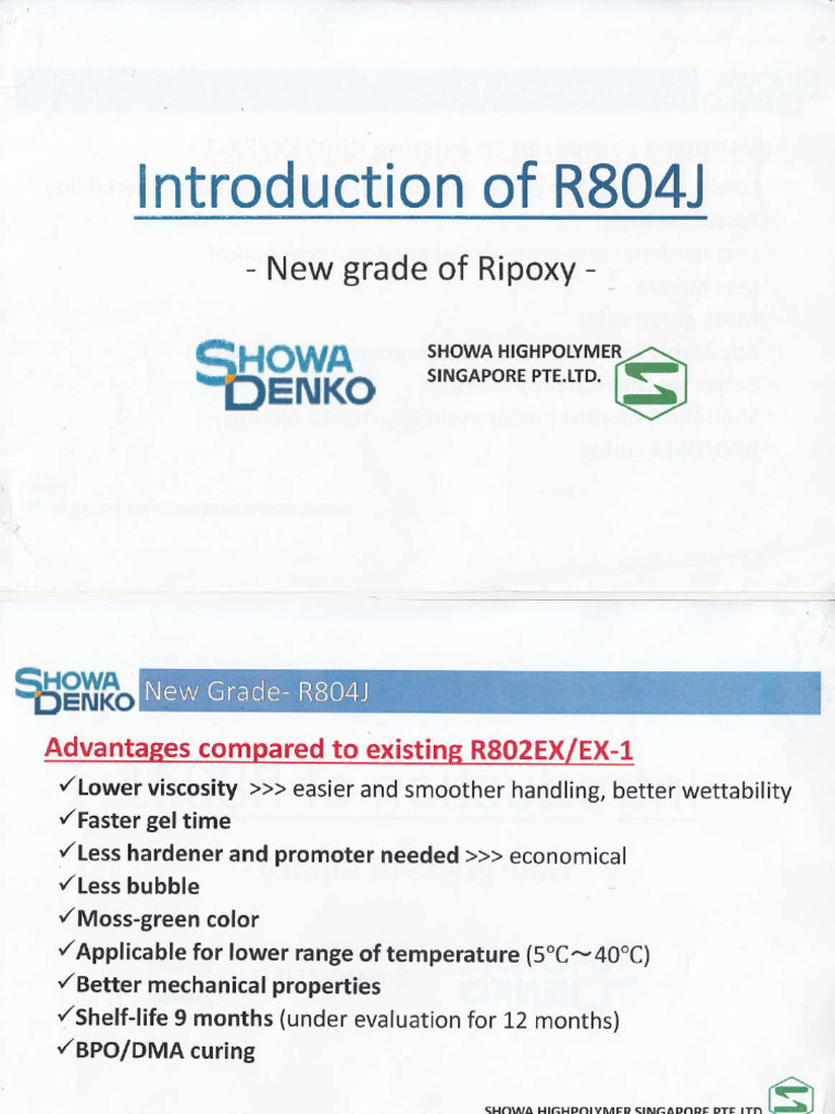 Introduction of R-804J | PDF