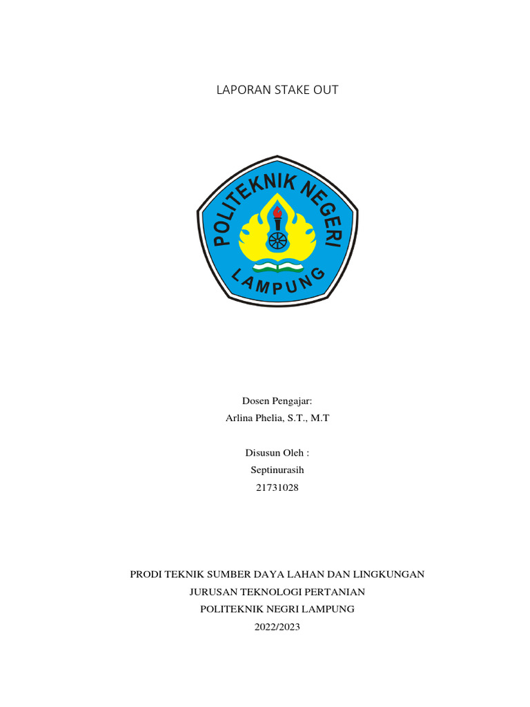 Pengukuran Stake Out dalam Konstruksi | PDF
