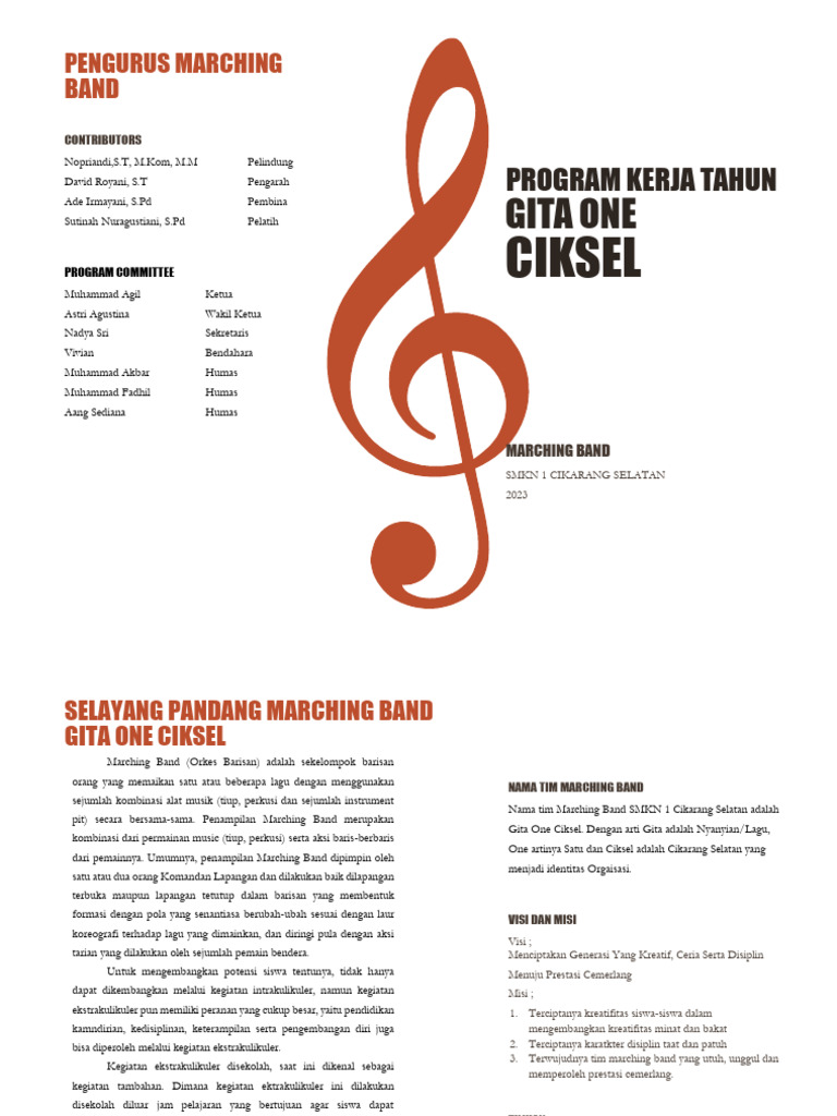 Prota Marching Band 2023 | PDF