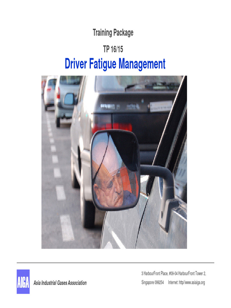 Aiga TP 16 - 15 Driver Fatigue Management | PDF