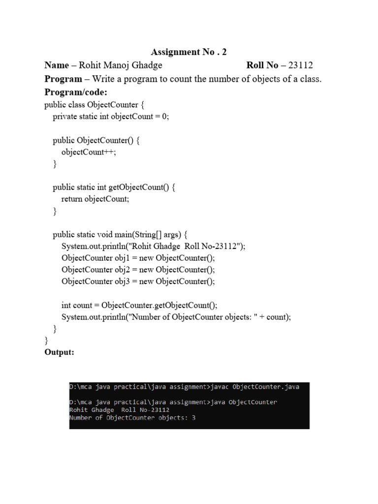 Final Java Experiment | PDF Final Java Experiment | PDF