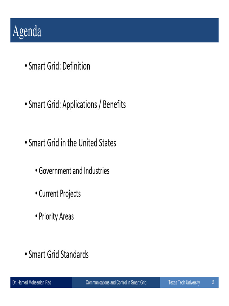 Smart Grid Topic 2 Smart Grid 2 43 Pdf