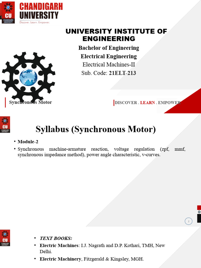Synchronous Motor | PDF
