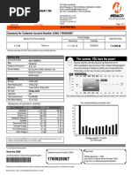Sample MERALCO Electricity Bill | PDF