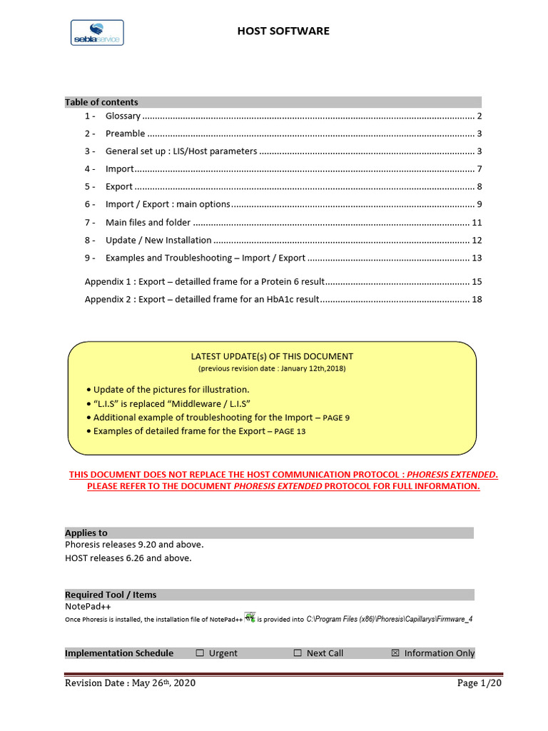 HOST Module - Set Up | PDF