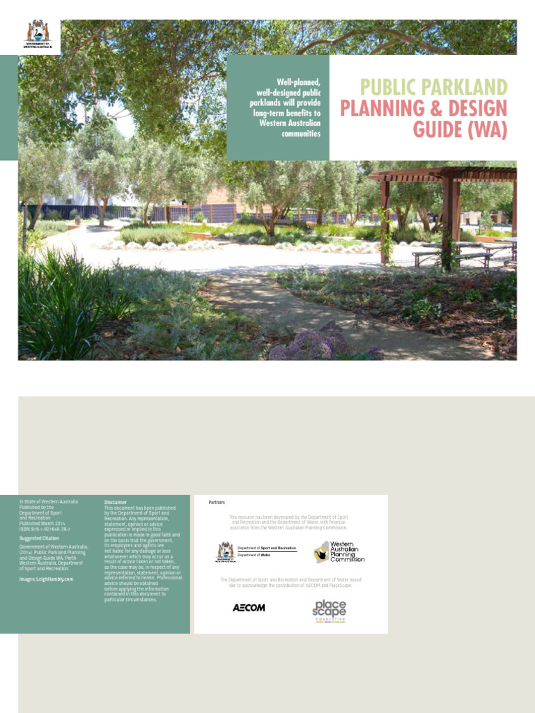 Public Parkland Planning and Design Guide (Wa) | PDF