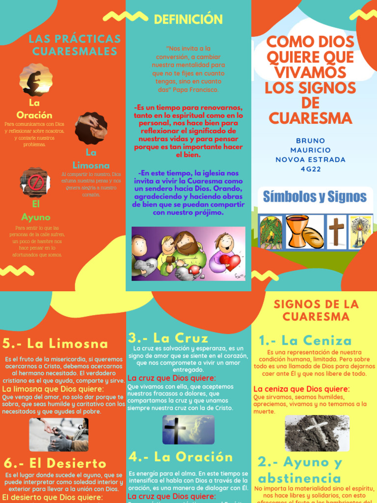 4G22 Triptico Sobre La Cuaresma (Actuar) | PDF