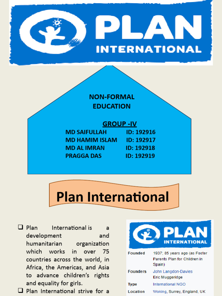 Non-Formal Education Initiatives by Plan International | PDF