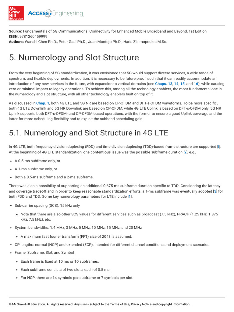 Numerology and Slot Structure | PDF