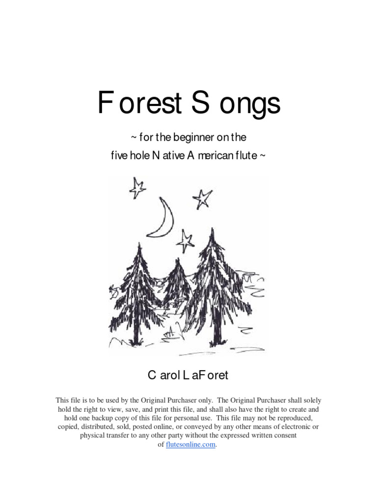 5 Forest Songs | PDF